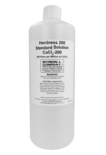 Myron L HARD-200Q Hardness Standard Solution,Calcium Chloride as ppm ...