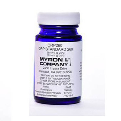 Myron L ORP2602OZ-260 mV Kit - Comes with Quinhydrone powder | Cannon ...
