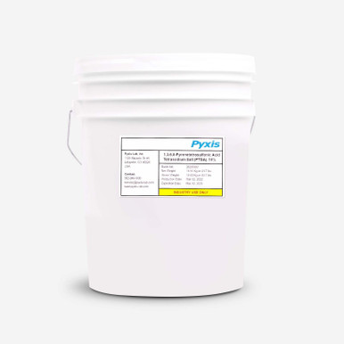 Pyxis FDX-10 40lb Pail of PTSA 10% Liquid Dye - Cannon Water Technology