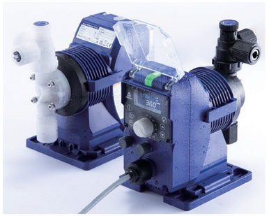 Walchem EWP Series Metering Pump, 0.7 GPH, 150 PSI, GFRPP Head, Ceramic ...