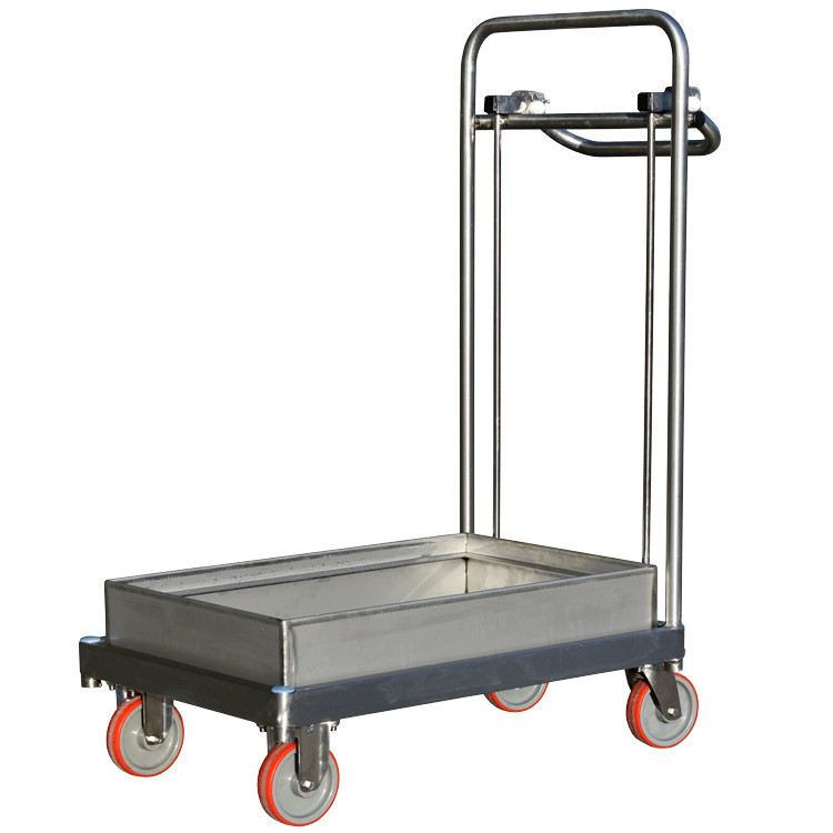 Stainless Steel Bund Trolley with deadman brake