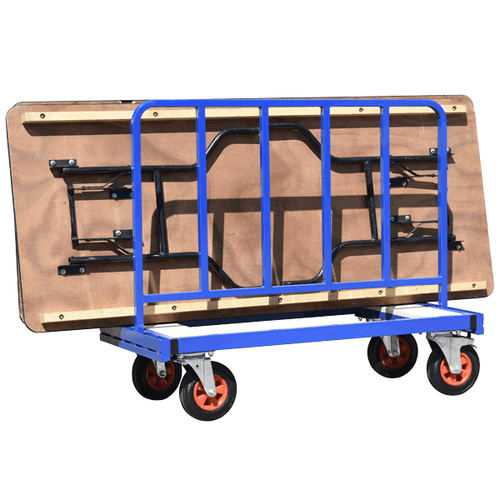 Folding Table Trolley for Round or Oblong Tables - Handle-iT Ltd