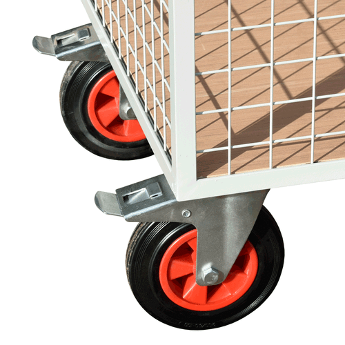 Hospital Secure Mail and Parcel Cage Trolley - Handle-iT Ltd