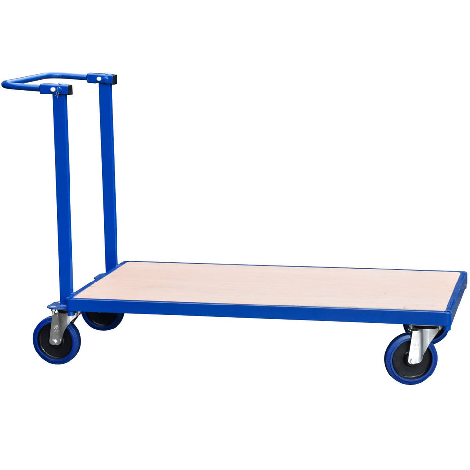Heavy Duty Flatbed Trolley with Deadman Brake