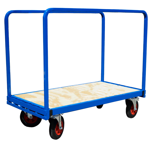 Adjustable Double Sided Trolley with Open Sides - Handle-iT Ltd