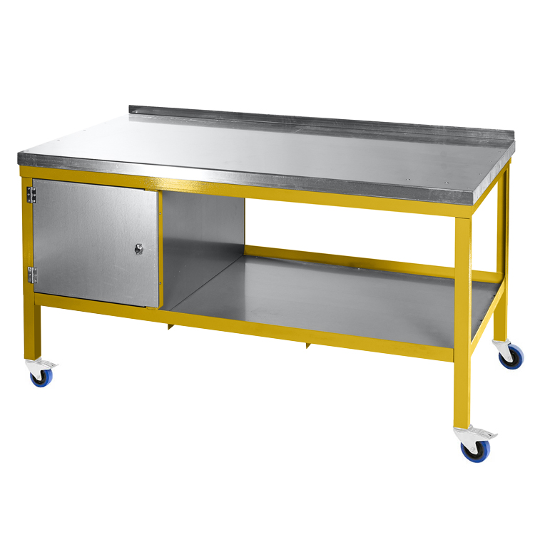 Extra Heavy Duty Mobile Workbench with Steel Top - Handle-iT Ltd