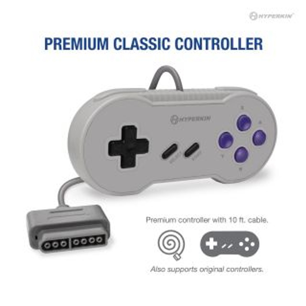 SupaRetroN HD Gaming Console for SNES / Super Famicom - Gray - JackSource Wholesale