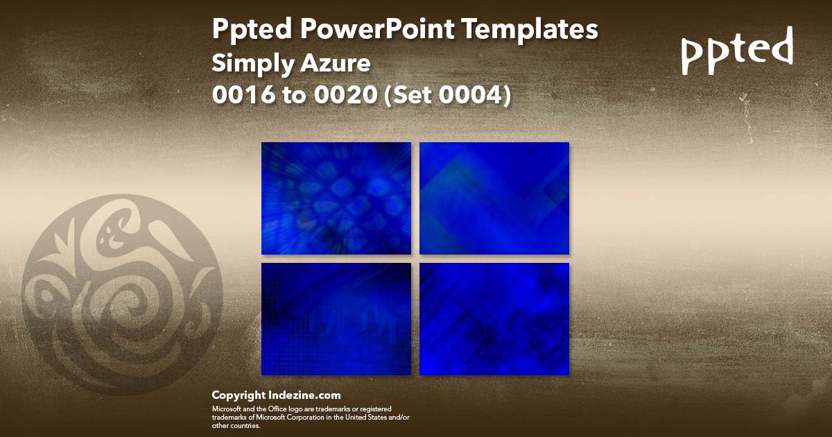 Ppted PowerPoint Templates 004 - Simply Azure