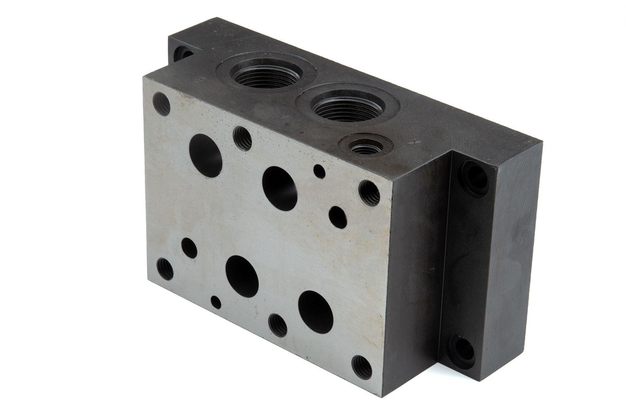Hyvair D08 Sub-plate, 1 Section, Series or Parallel, SAE 16
