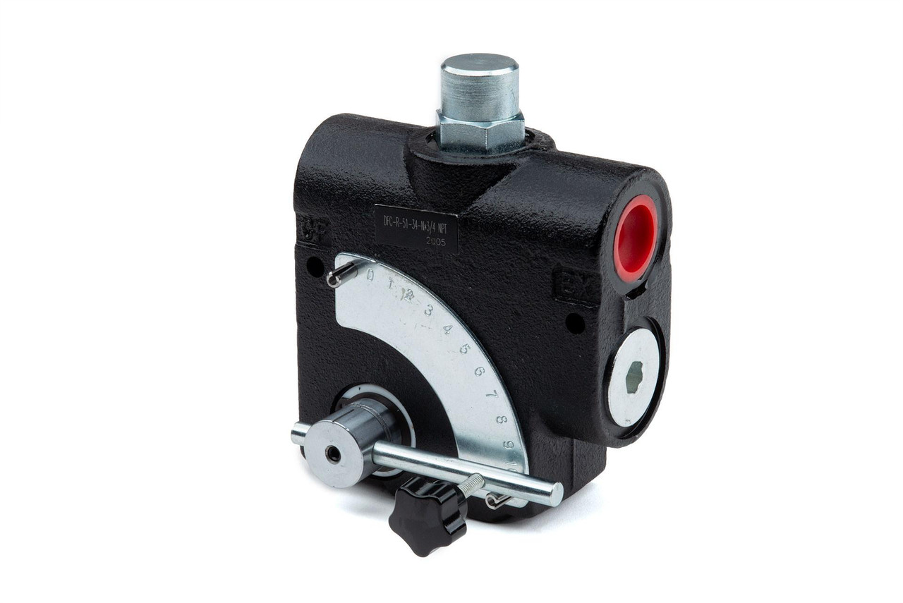 FC Pressure Compensated Flow Control Valve, 0-16 GPM, SAE 10 Side Ports