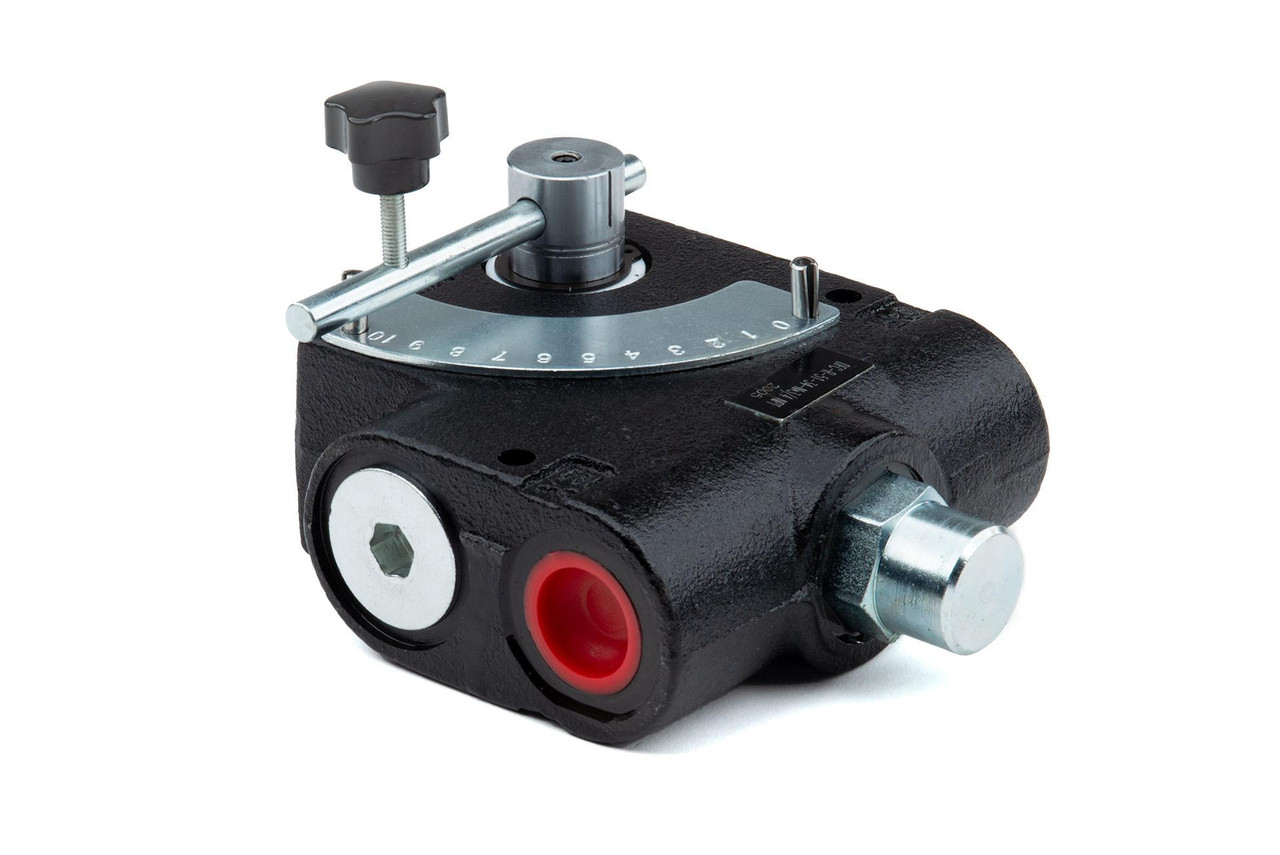 FC Pressure Compensated Flow Control Valve, 0-16 GPM, SAE 10 Side Ports