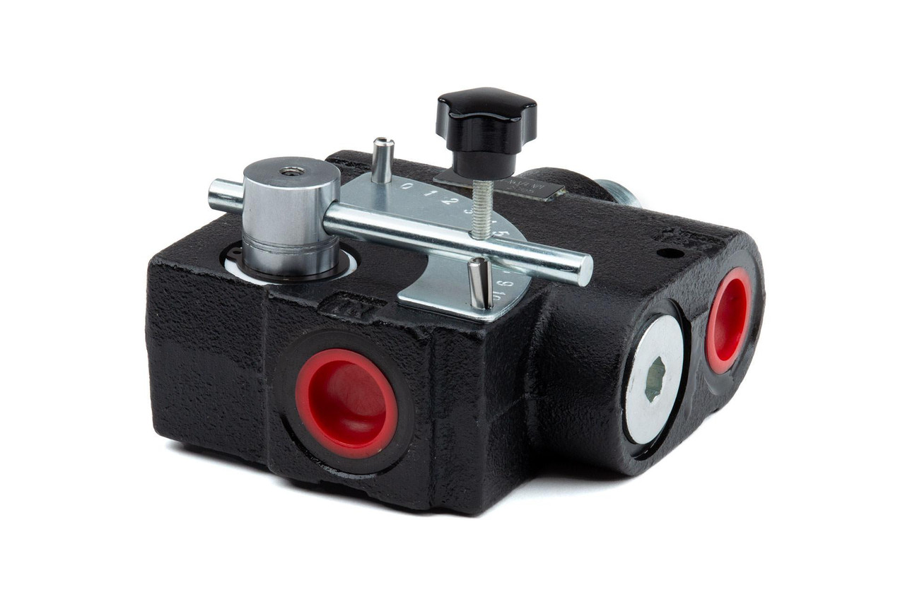 FC Pressure Compensated Flow Control Valve, 0-30 GPM, 3/4 NPT Side Ports