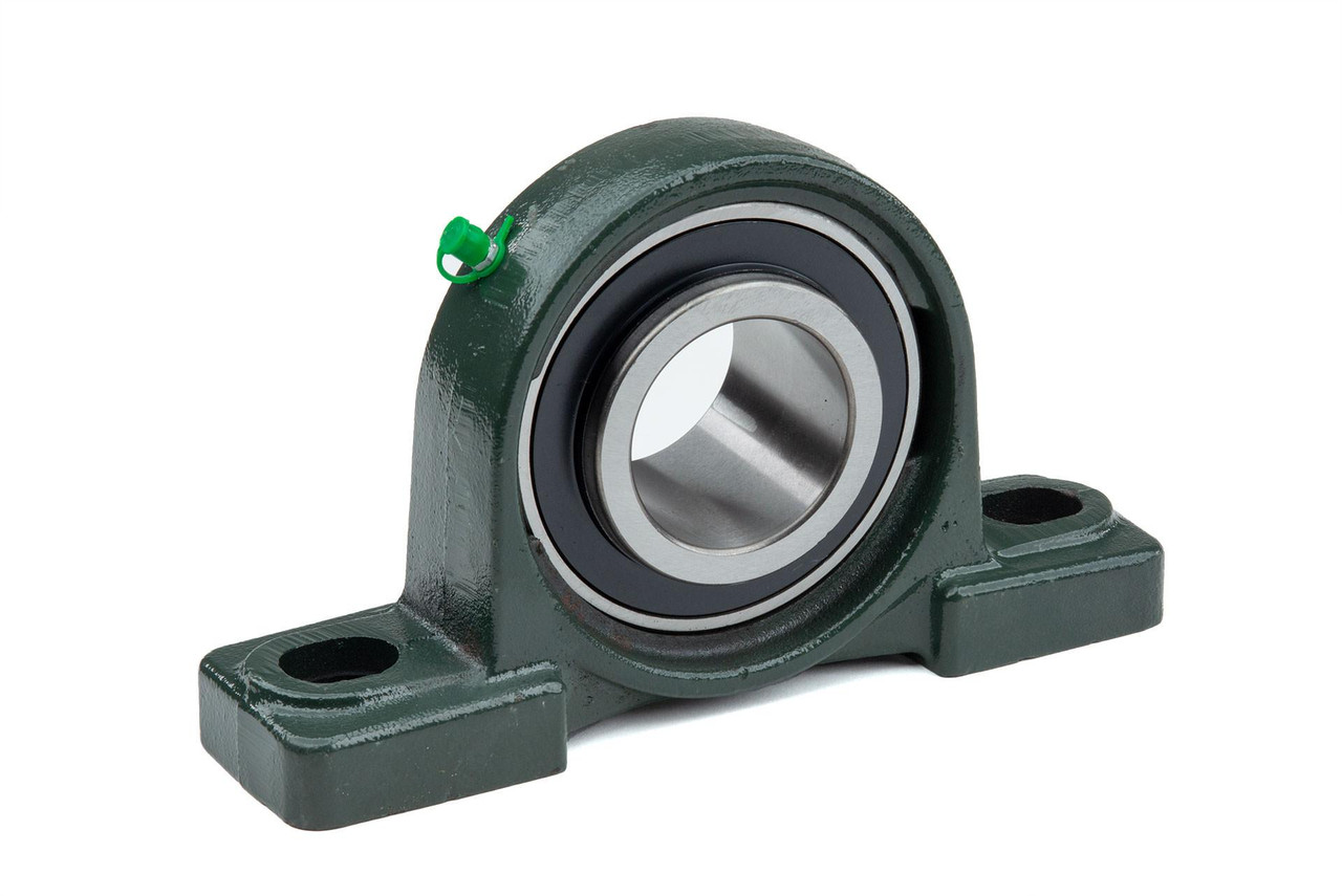 Pillow Block Bearing - 2-Bolt - 2 7/16 ID, UCP 212-39, Set Screw Collar