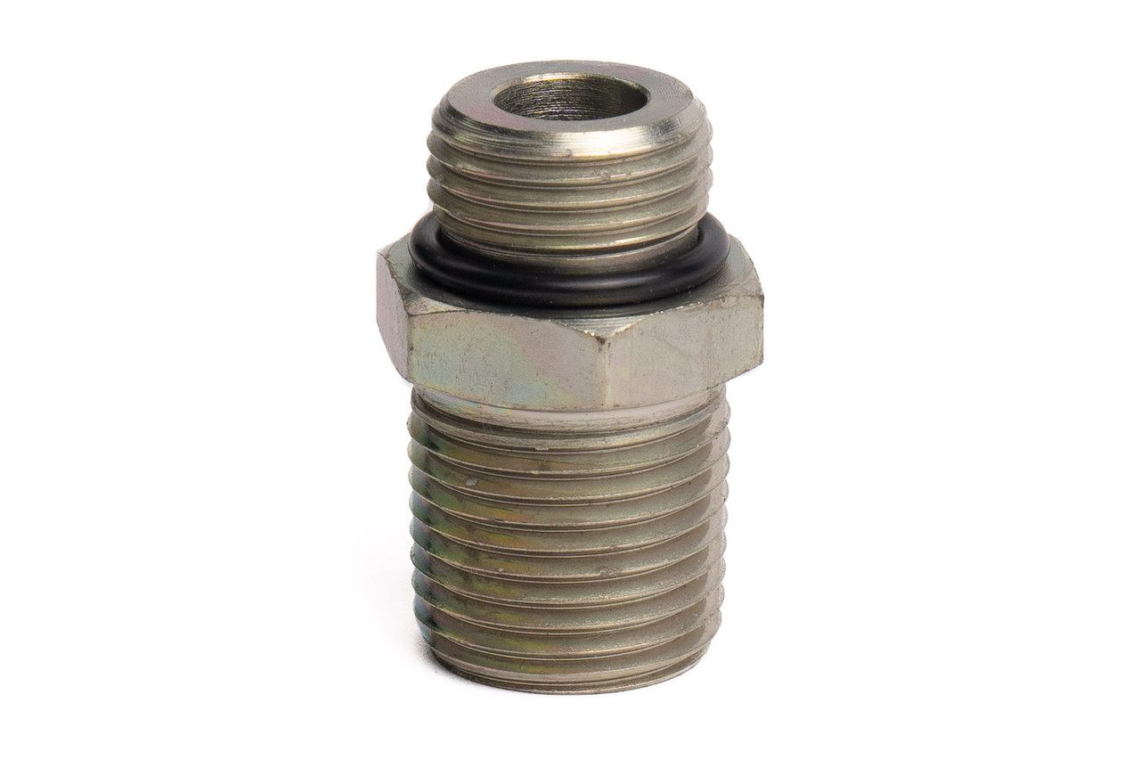 Male O-Ring Boss to Pipe Straight - 1/2-14 A, SAE 6 B