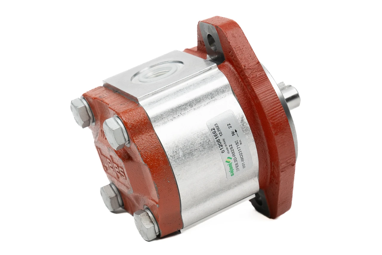 2PE Hydraulic Gear Pump: 1.37 (22.5) Displ., SAE A 2-Bolt Mount, 5/8 ...