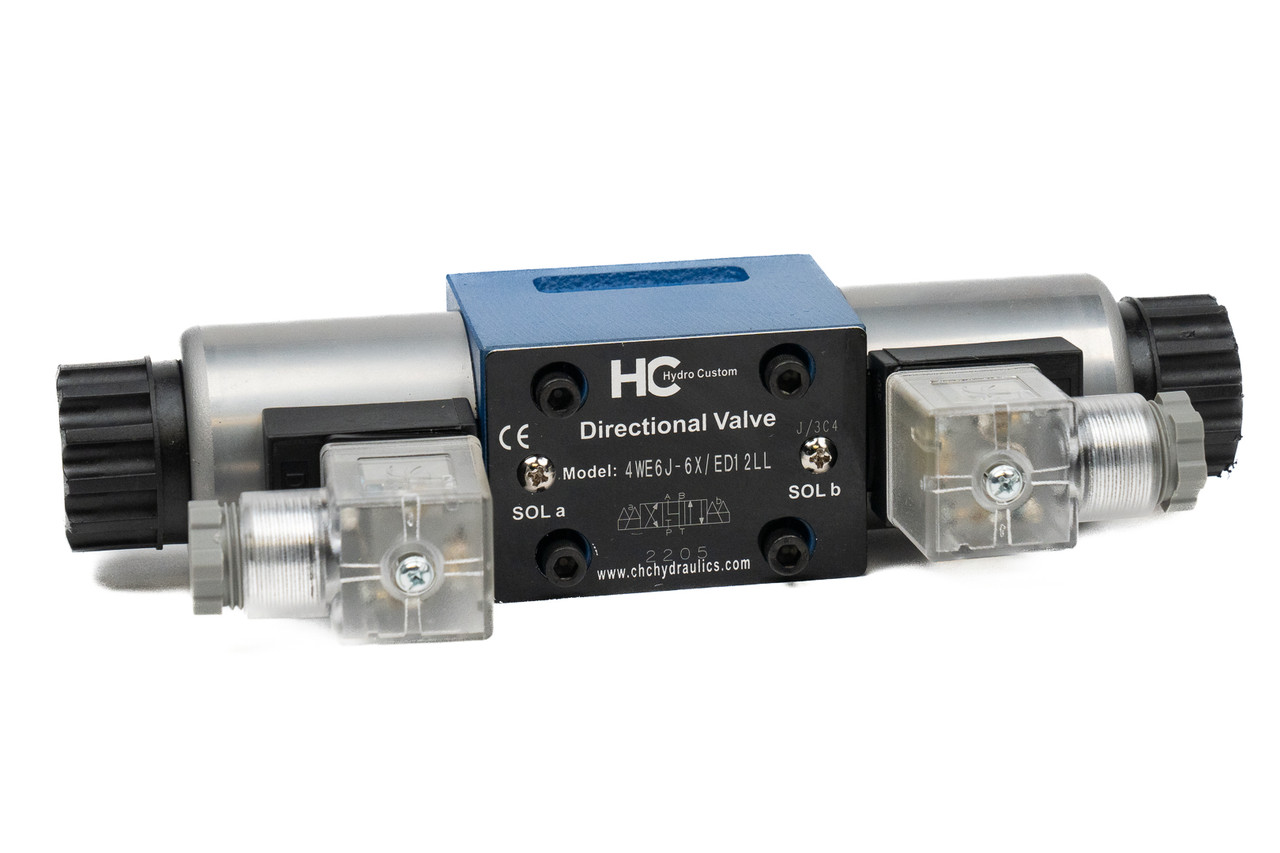 Cetop D03 (ISO NG6) Solenoid Operated Directional Valves - 12 VDC DIN ...