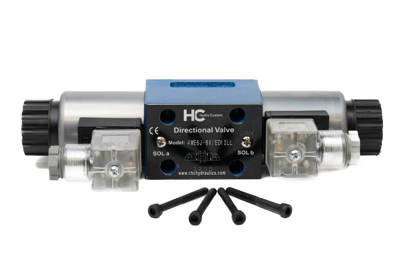 Cetop D03 (ISO NG6) Solenoid Operated Directional Valves - 12 VDC DIN ...