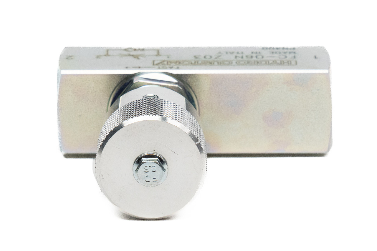 In-line Unidirectional Flow Control Valves - SAE-06 NPT Port Size, 6.6 ...
