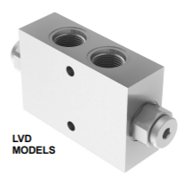 Hydro Custom In-line Dual PO Check Valves - SAE-08 Port Size, 1:3.3 ...