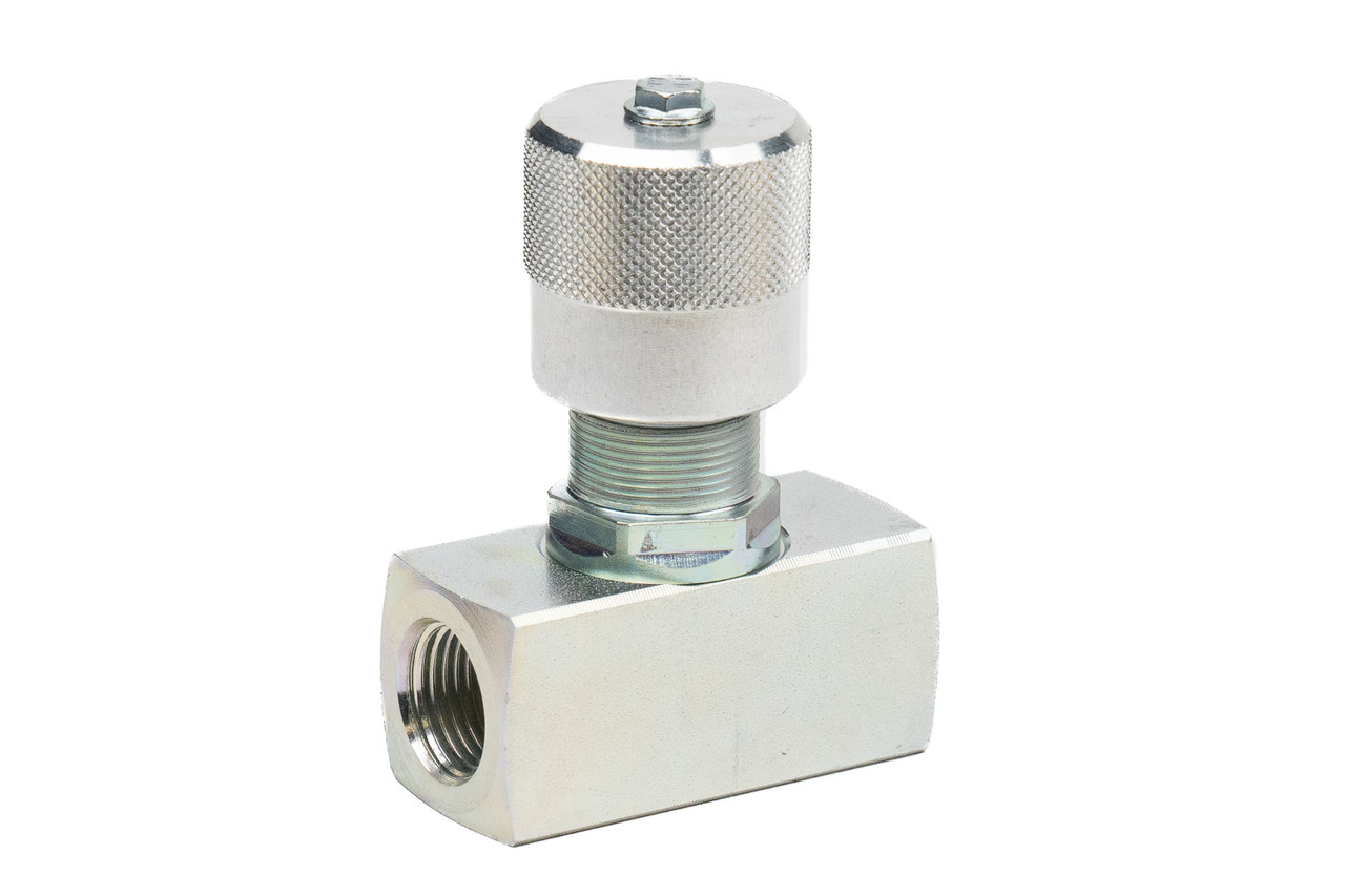 In-line Flow Control Needle Valves - 1/2" NPT Port Size, 13.2 GPM, 5800 PSI