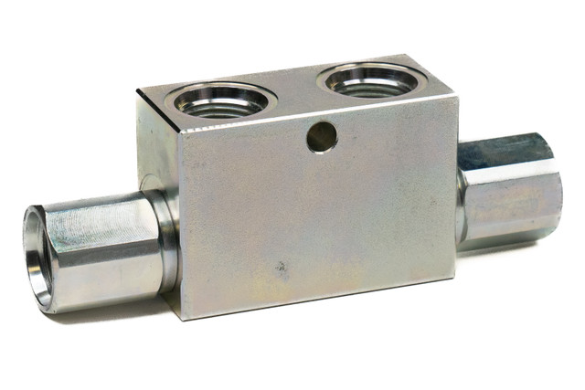 In-line Dual PO Check Valves - SAE-08 Port Size, 1:5.5 Pilot Ratio, 65 ...