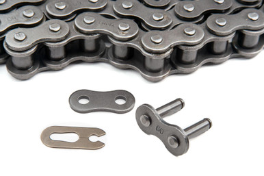 Riveted Roller Chain - Standard: 40 Chain Size, 10 ft. Length, 131536
