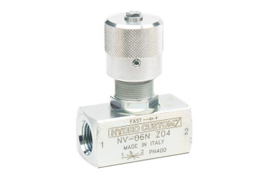 Hydro Custom In-line Flow Control Needle Valves - 1/4" NPT Port Size, 6.6 GPM, 5800 PSI