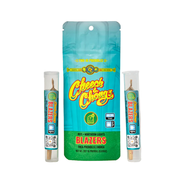 Cheech & Chong's Blazers THC-A Prerolls | 2 x 1 Gram | RS11 + Northern ...