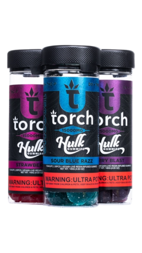 Torch Hulk Gummies | D9+THC-P | 15000MG | 750mg x 20 Pieces | Multi Flavors