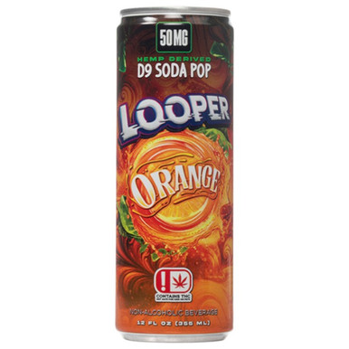 Looper D9 Soda Pop – Delta 9 THC Drinks | 50MG | Multi Flavor