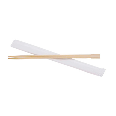 Bamboo Chopsticks Full Paper Wrap 5.5 x 200mm (3000pcs)