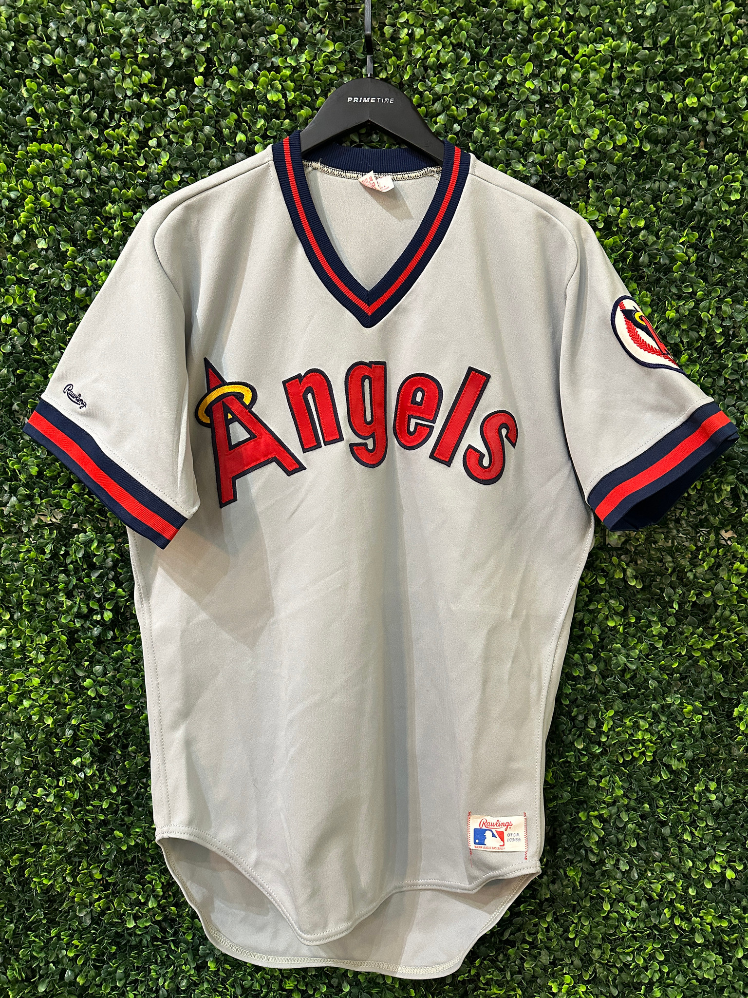 VINTAGE CALIFORNIA ANGELS 1980s RAWLINGS AUTHENTIC JERSEY - Primetime