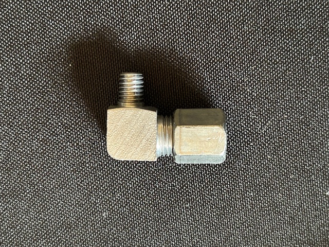 6mm Tube x M6 x 1 Elbow