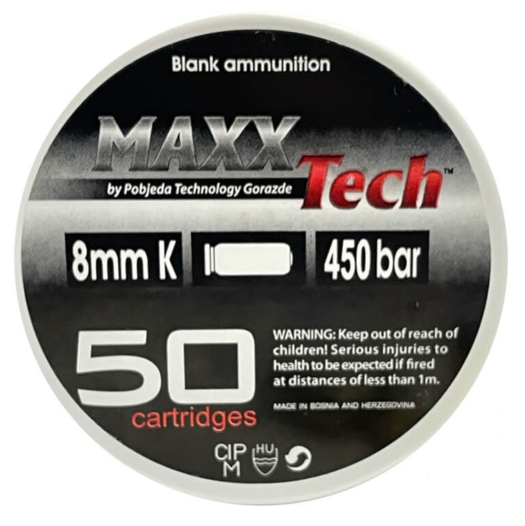 MAXXTech 8mm K Blank Cartridges