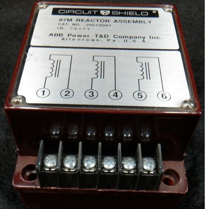 Circuit Shield 200C0002 87M Reactor Assembly ABB Power - Surplus Sales ...