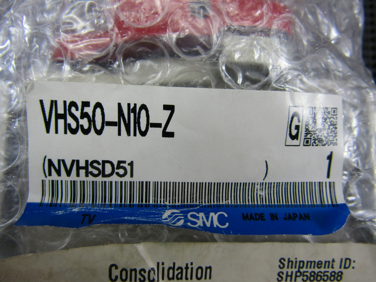 SMC VHS50-N10-Z Pressure Relief Valve VHS Series 3 Port Lockable Size 50