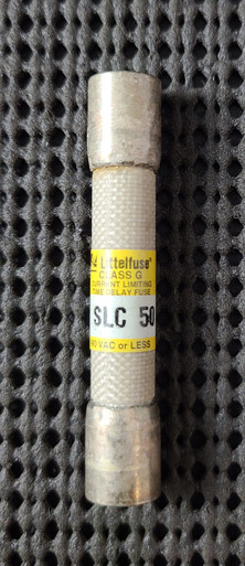 LITTELFUSE SLC50 50A-480VAC CLASS G FUSES - Lot of 5