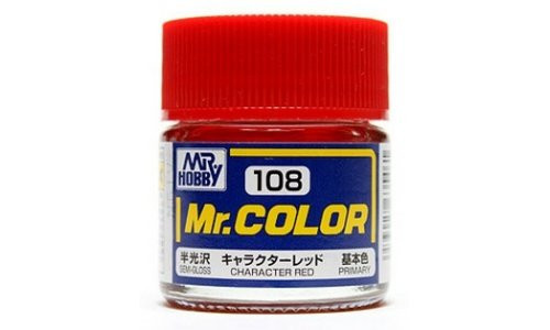 Mr. Hobby: Paint Jar - Mr. Color C108 Semi Gloss Character Red ...