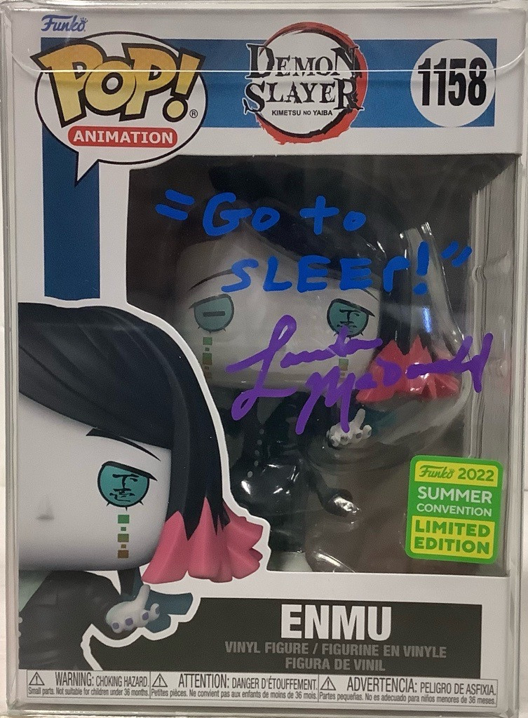 Demon Slayer: POP Figure - Enmu (Signed By Landon Mcdonald) (2022 ...