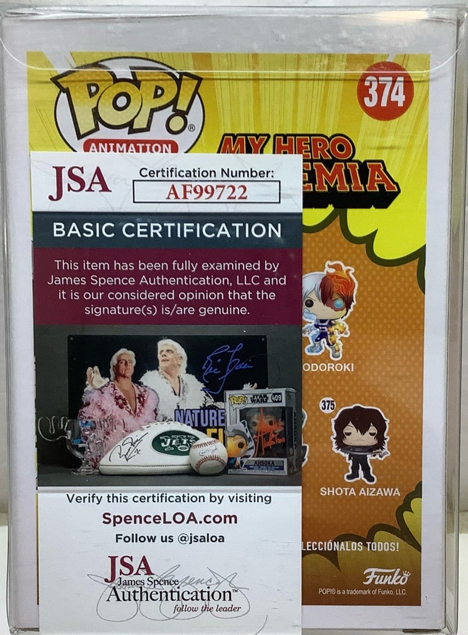 My Hero Academia Pop Vinyl Figure Tsuyumonica Rial Autograph