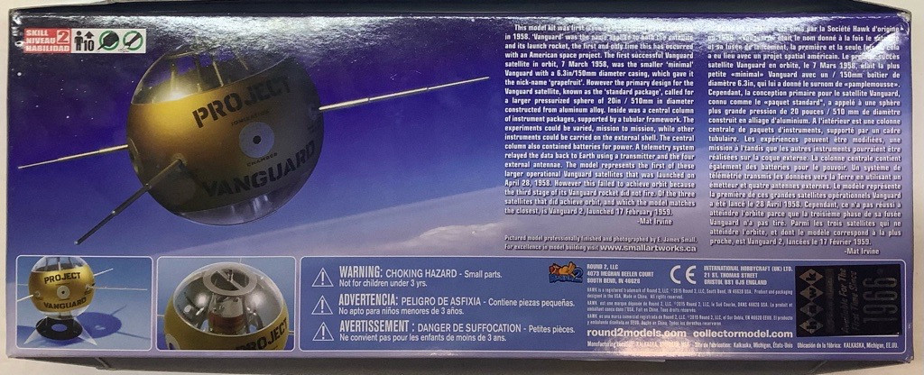 Project Vanguard : hawk Plastic Model Kit - Satellite (1964)(105094727 ...