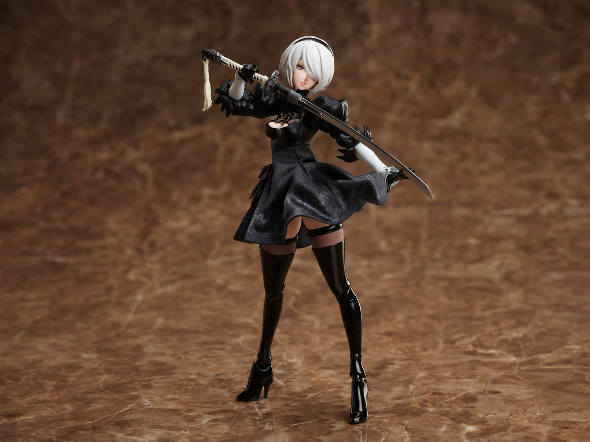 NieR:Automata: 1/12 Scale Action Figure -Ver.1 la 2B BUZZmod (21141M ...