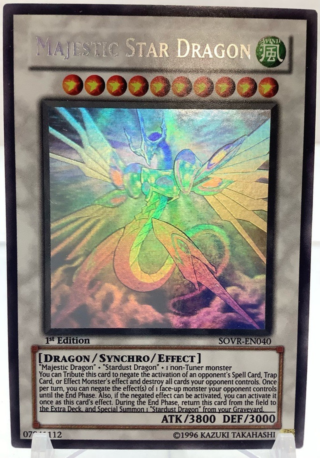 Yu-Gi-Oh!: Single - Stardust Overdrive - Majestic Star Dragon (Ghost ...