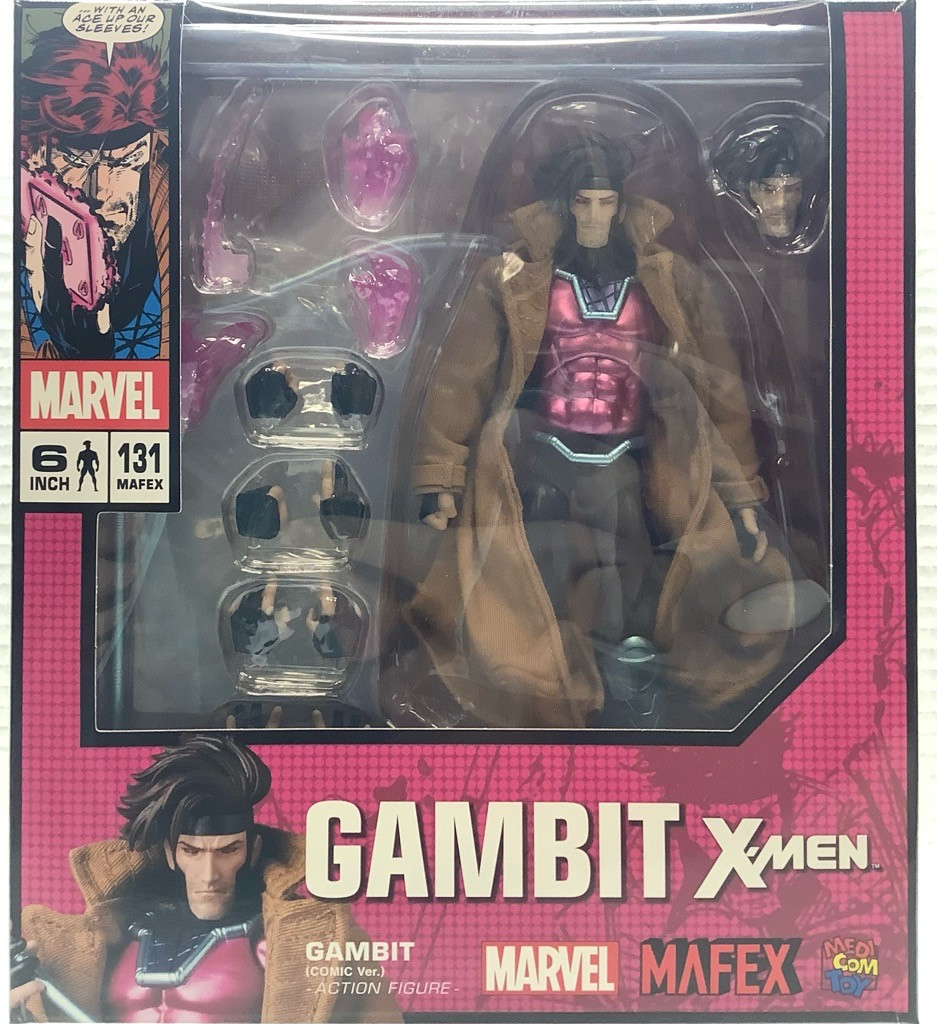 Marvel: Mafex Action Figure (#131) - Gambit (Comic Ver.)(105141245 ...