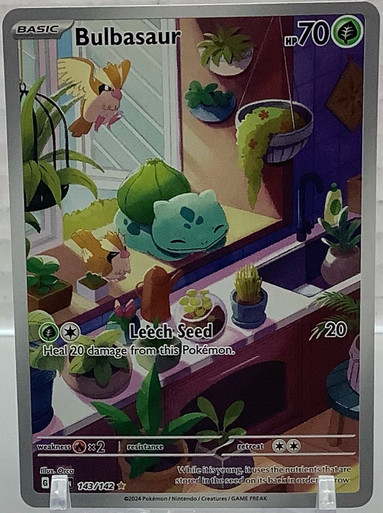 Pokemon: Single - Stellar Crown - Bulbasaur - Entertainment Hobby Shop ...