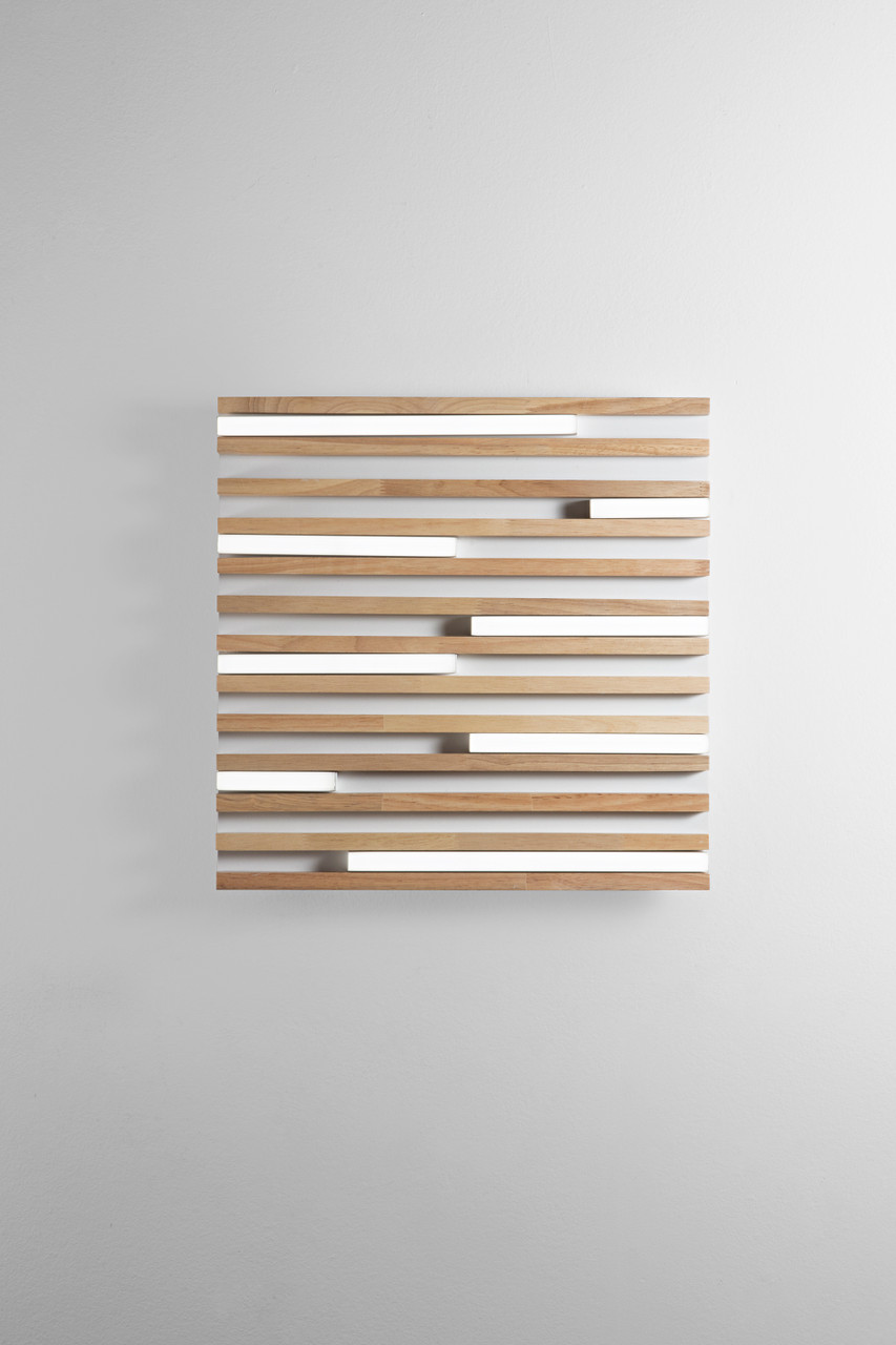 Plafoniera LED Kuma in legno - funzione CCT - FAN EUROPE LIGHTING