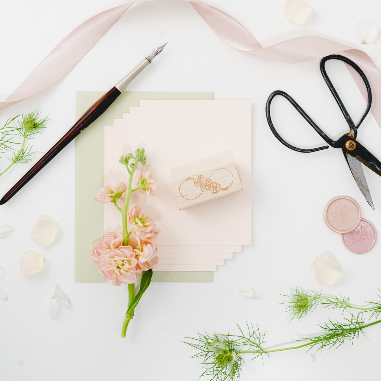 Floral Infinity Stamp
