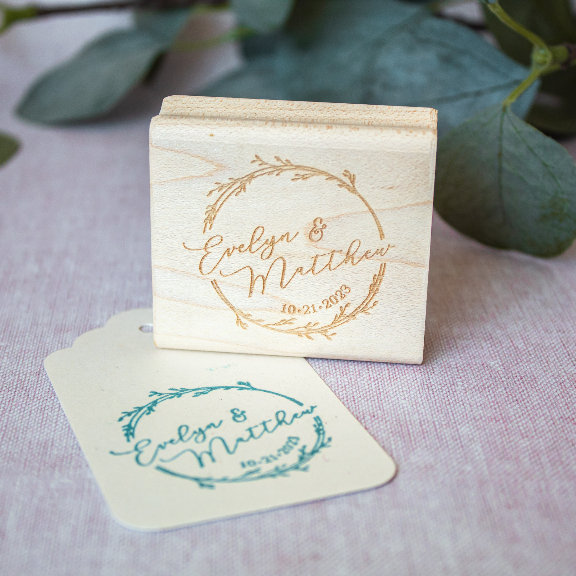 Stamps - Wedding Stamps - Monogram Stamps - PaperSushi
