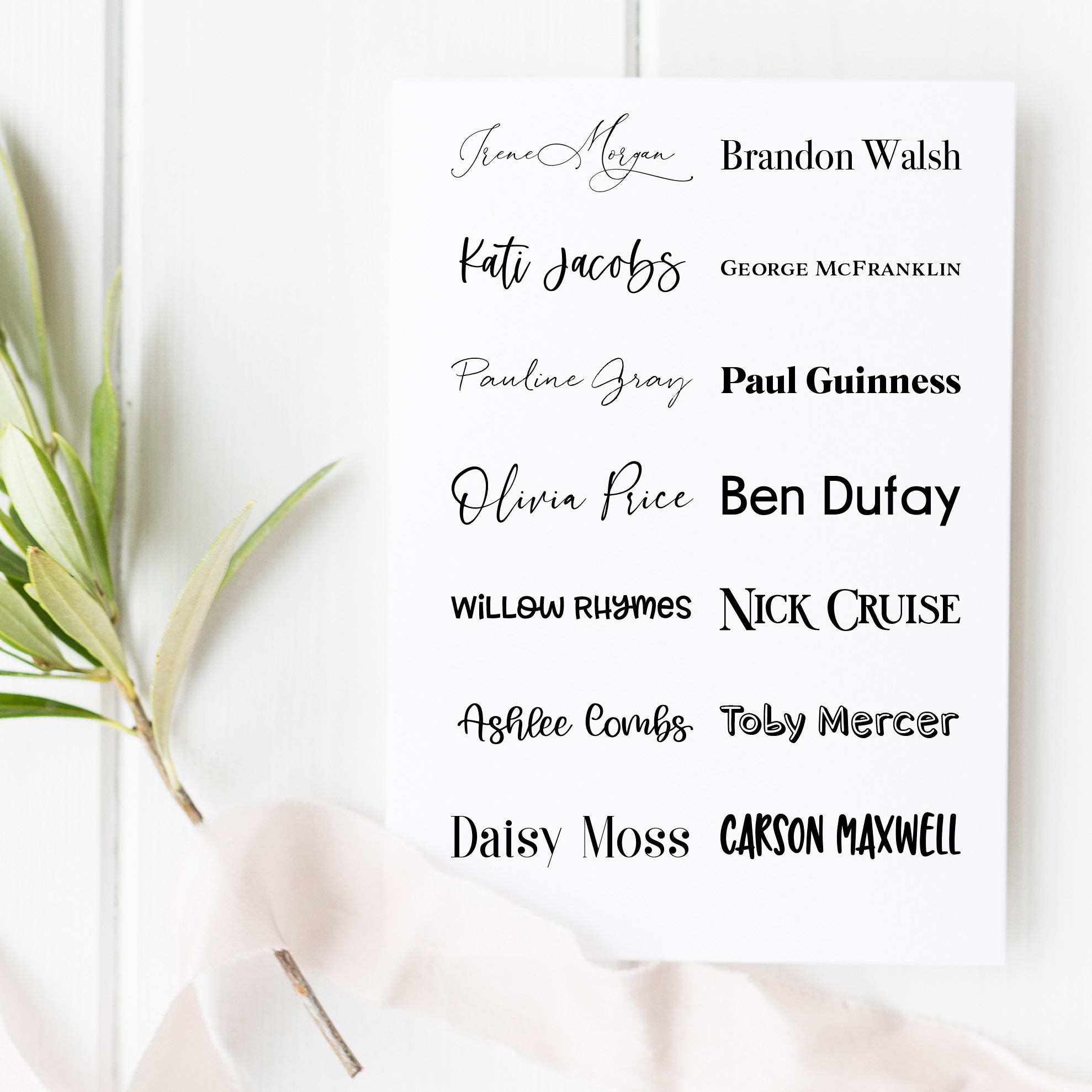 Personalized Mini Name Stamp - PaperSushi