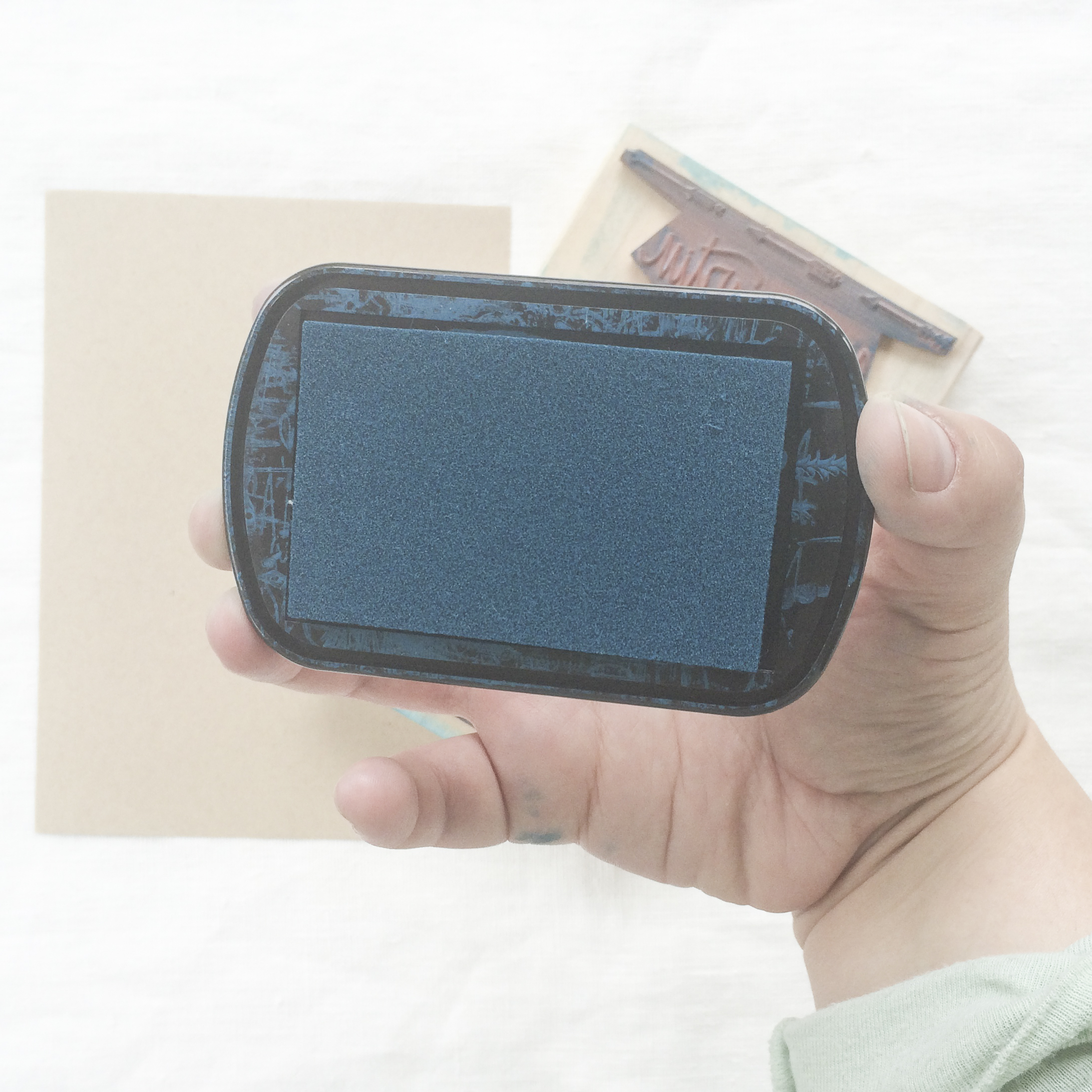 Inking Oversized Stamps with Paper Sushi - PaperSushi